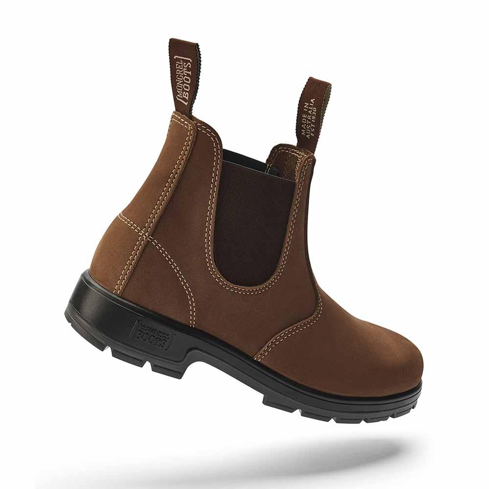Shop Mongrel K9 Elastic Sided Chelsea Boots | Vintage Brown | Next Pair ...