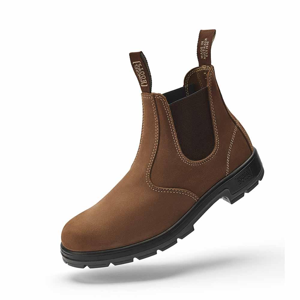 Shop Mongrel K9 Elastic Sided Chelsea Boots | Vintage Brown | Next Pair ...